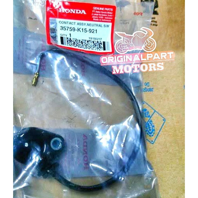 Jual Contact Assy Neutral Switch CB150R Blok Tombol Netral Honda CB ...