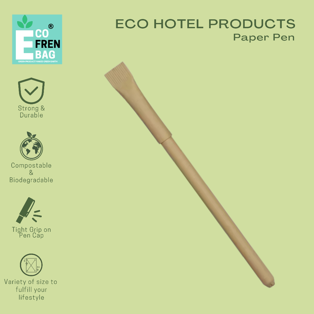 Jual Ecofrenbag Pulpen kertas pena ramah lingkungan | Shopee Indonesia