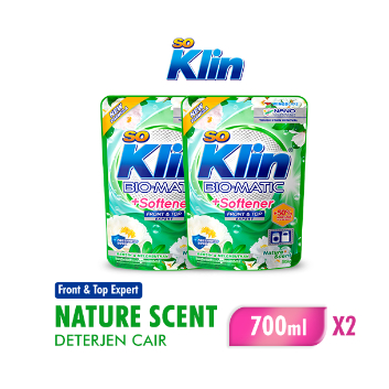 Jual Soklin Deterjen Cair Bio Matic Top Load 700 ml x 2 pcs | Shopee ...