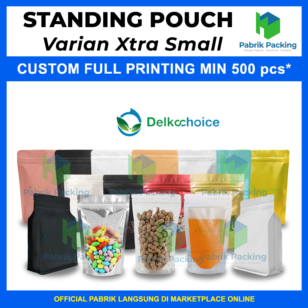 Jual Plastik Kemasan Makanan Plastik Klip Seal Makanan Standing Pouch 9 ...