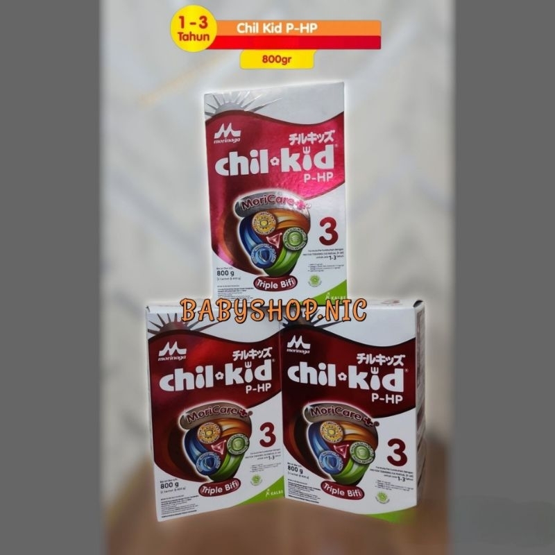 Jual Morinaga Chil kid 3 Php 800G box chilkid p-hp KEMASAN BARU ...