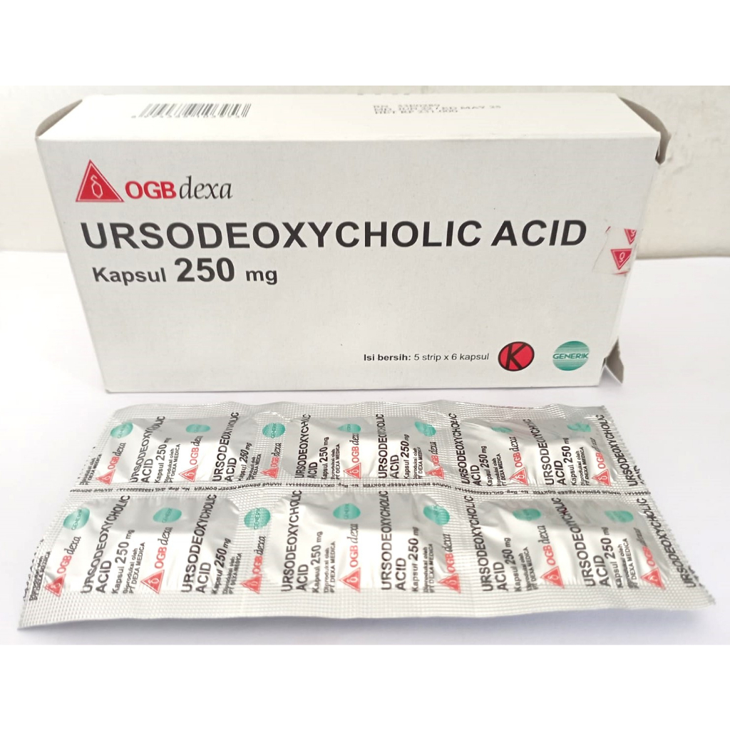 Jual URSODEOXYCHOLIC 250MG STRIP @ 6TABLET | Shopee Indonesia