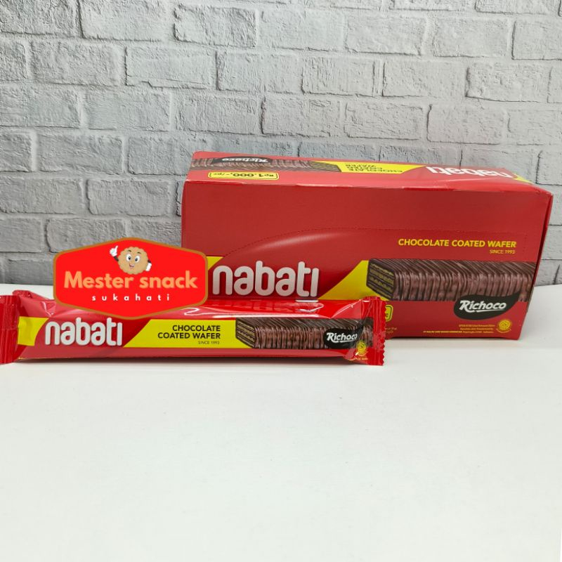 Jual Nabati Chocolate Coated Wafer KTK MERAH | Shopee Indonesia