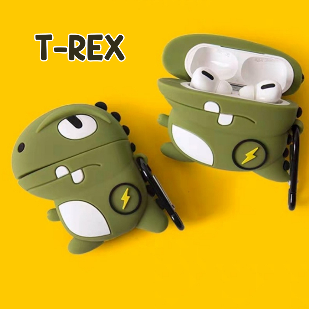 Jual Casing Silikon Case Airpods 1 2 3 Inpods 12 12s Motif T Rex ...