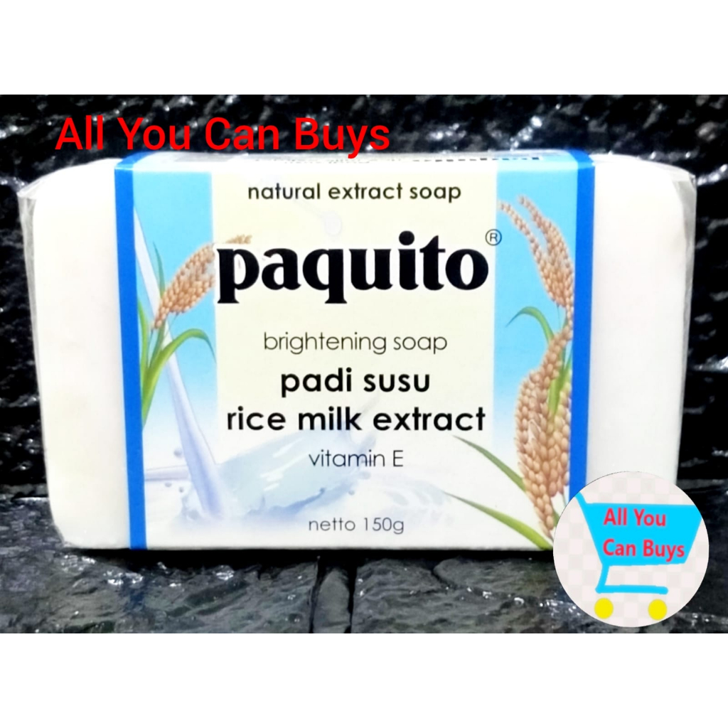Jual Sabun Mandi Paquito Rice Milk Padi Susu 150 Gr Bar Soap ...