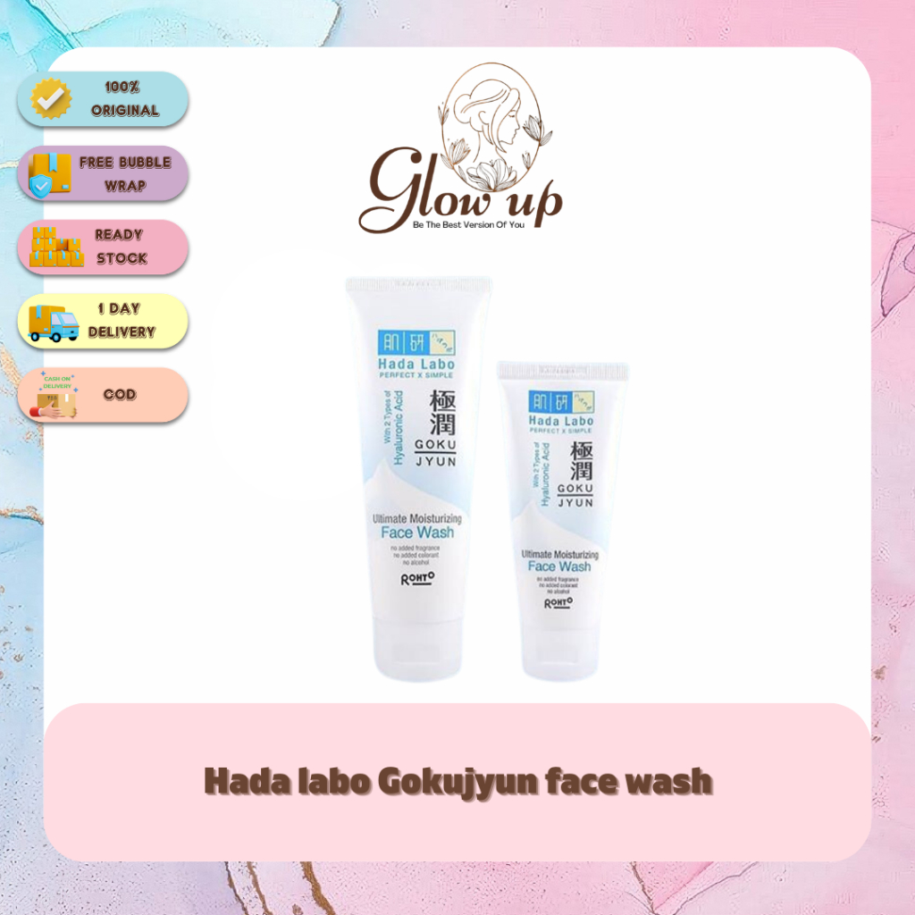 Jual Hada Labo Gokujyun Ultimate Moisturizing Face Wash | Hadalabo ...