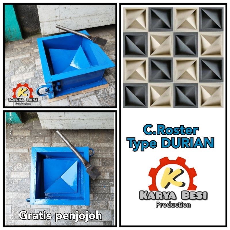 Jual Cetakan roster durian//Loster arou///full besi | Shopee Indonesia
