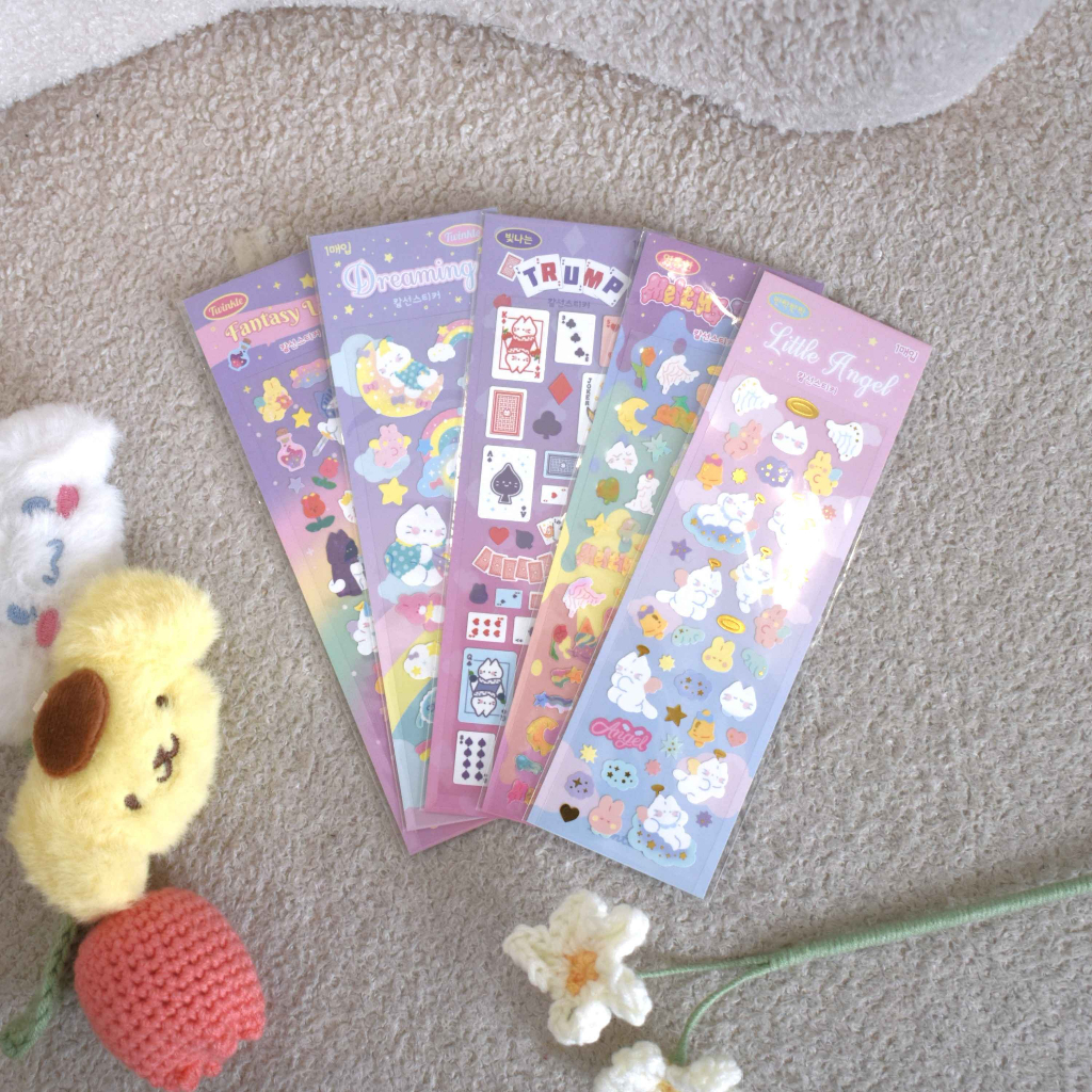 Jual Manta Box - Cute Pastel Character (Sticker Korea) | Shopee Indonesia