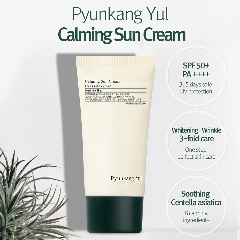 Jual PYUNKANG YUL Calming Sun Cream SPF50+ PA++++ | Shopee Indonesia