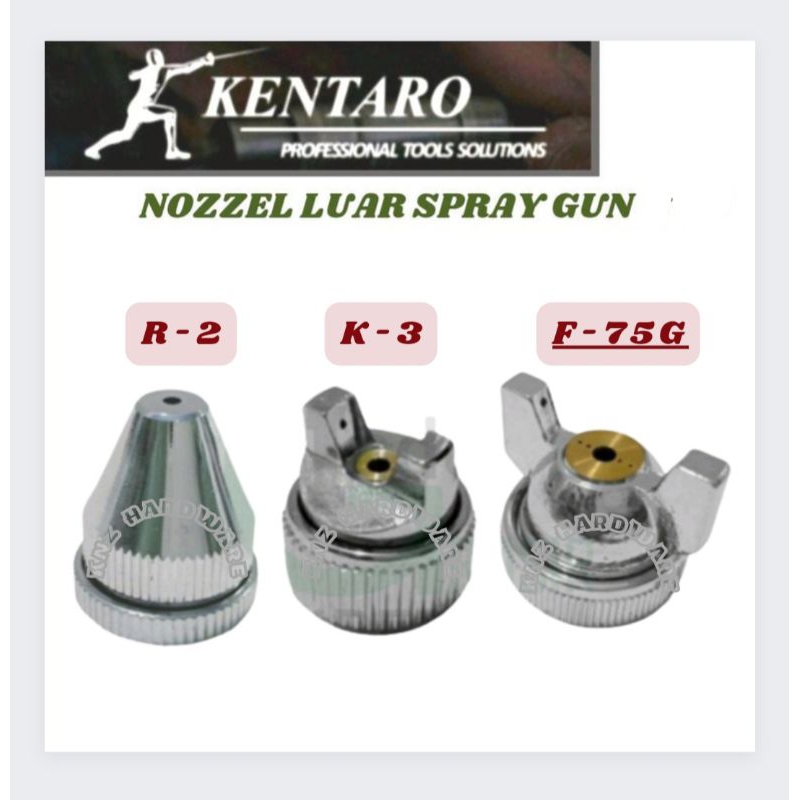 Jual Nozzle Nozle Nozel Nosel Luar sperpat spray gun F75G K3A R2 ...