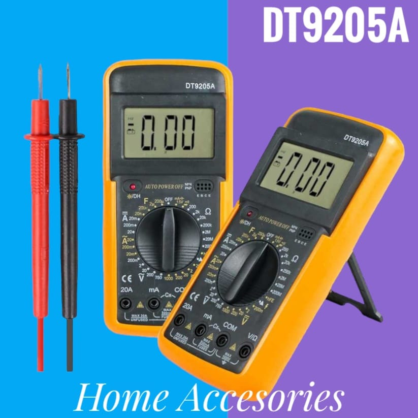 Jual DIGITAL MULTIMETER MULTI TESTER DT- 9205A AVO METER DT-9205A ...