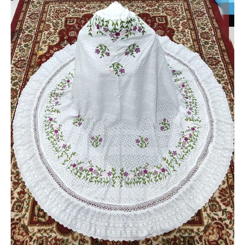 Jual Mukena Bordir Suji Melati bukittinggi | Shopee Indonesia
