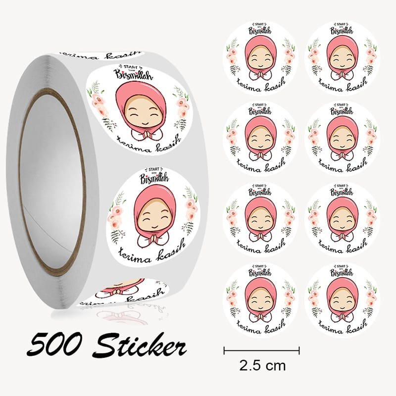 Jual Sticker Thank You Lucu | Stiker Label Segel Ucapan Terima Kasih ...