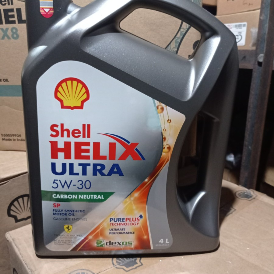 Jual Oli SHELL HELIX Ultra 5W-30 4 Liter 1 GALON Penggati Shell HX8 Oli ...