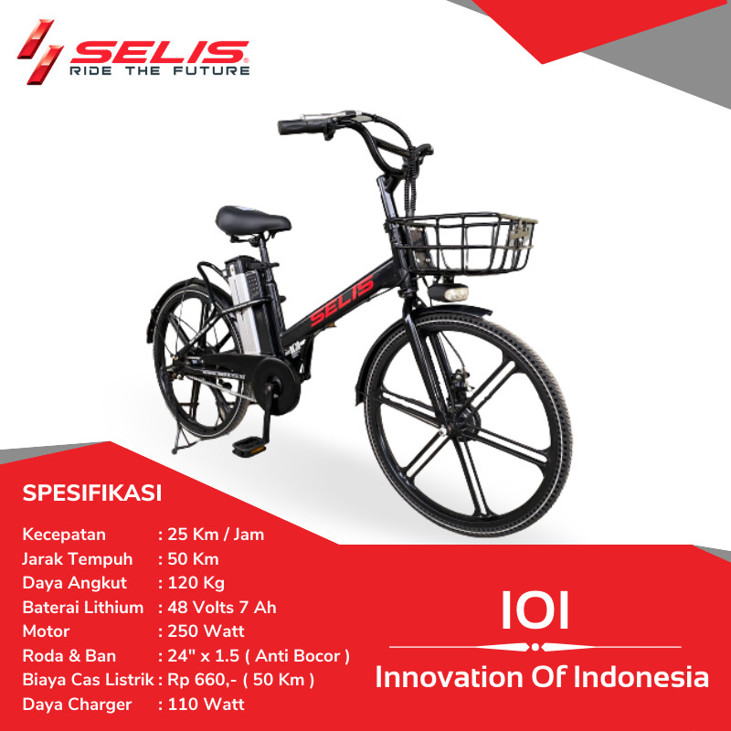 Jual Sepeda Listrik type Selis IOI Without Carrier | Shopee Indonesia