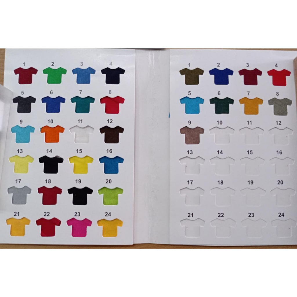 Jual Katalog Warna Kain Bahan Kaos (Cotton Combed, Cotton Carded Soft ... Jual Katalog Warna Kain Bahan Kaos (Cotton Combed, Cotton Carded Soft ...
