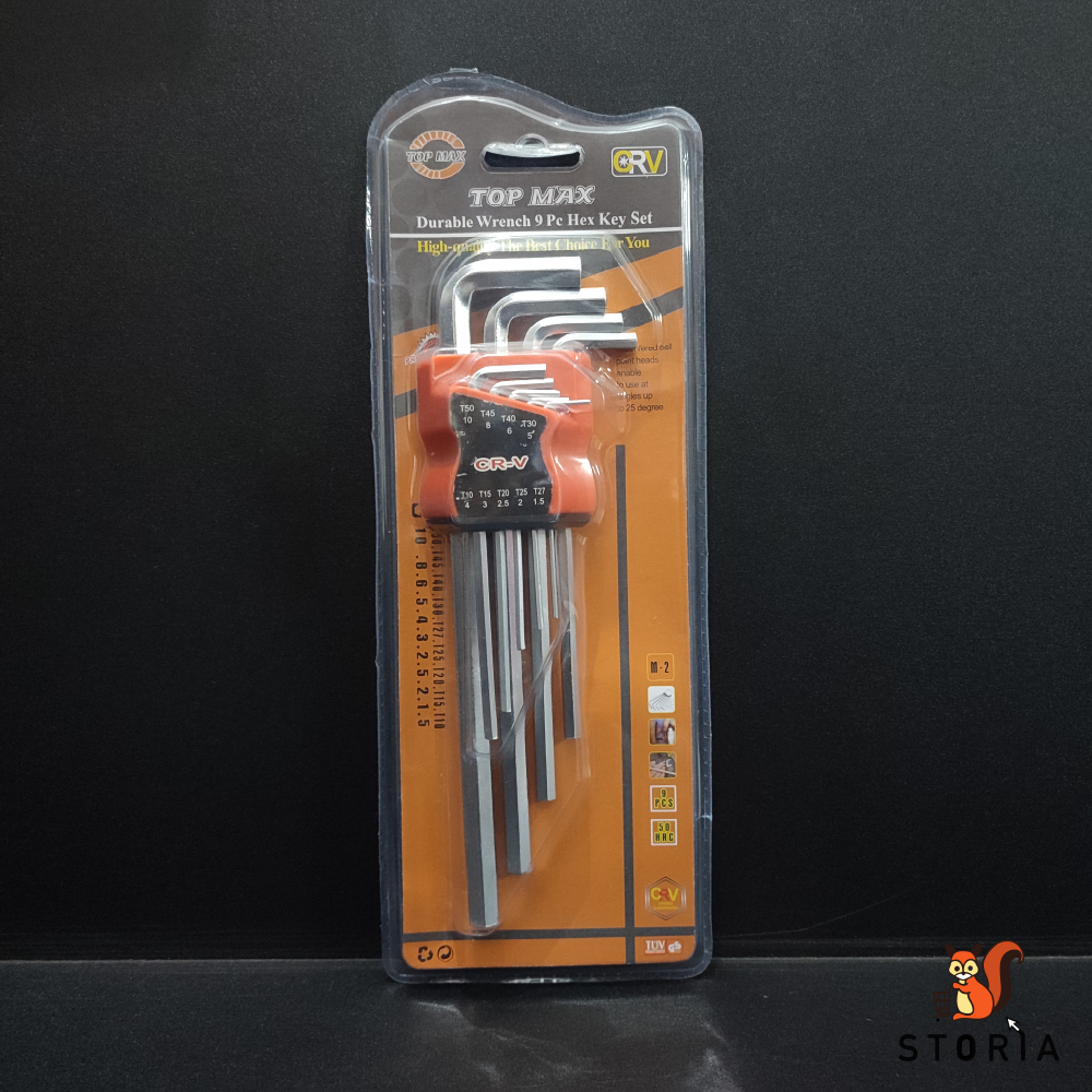 Jual Kunci L Panjang Set 9pcs/ Hex Key Long Set 9pcs | Shopee Indonesia