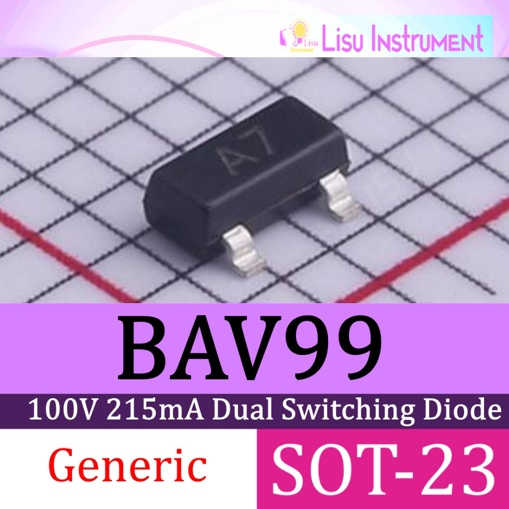 Jual BAV99 A7 High-speed Switching Diodes SOT-23 | Shopee Indonesia