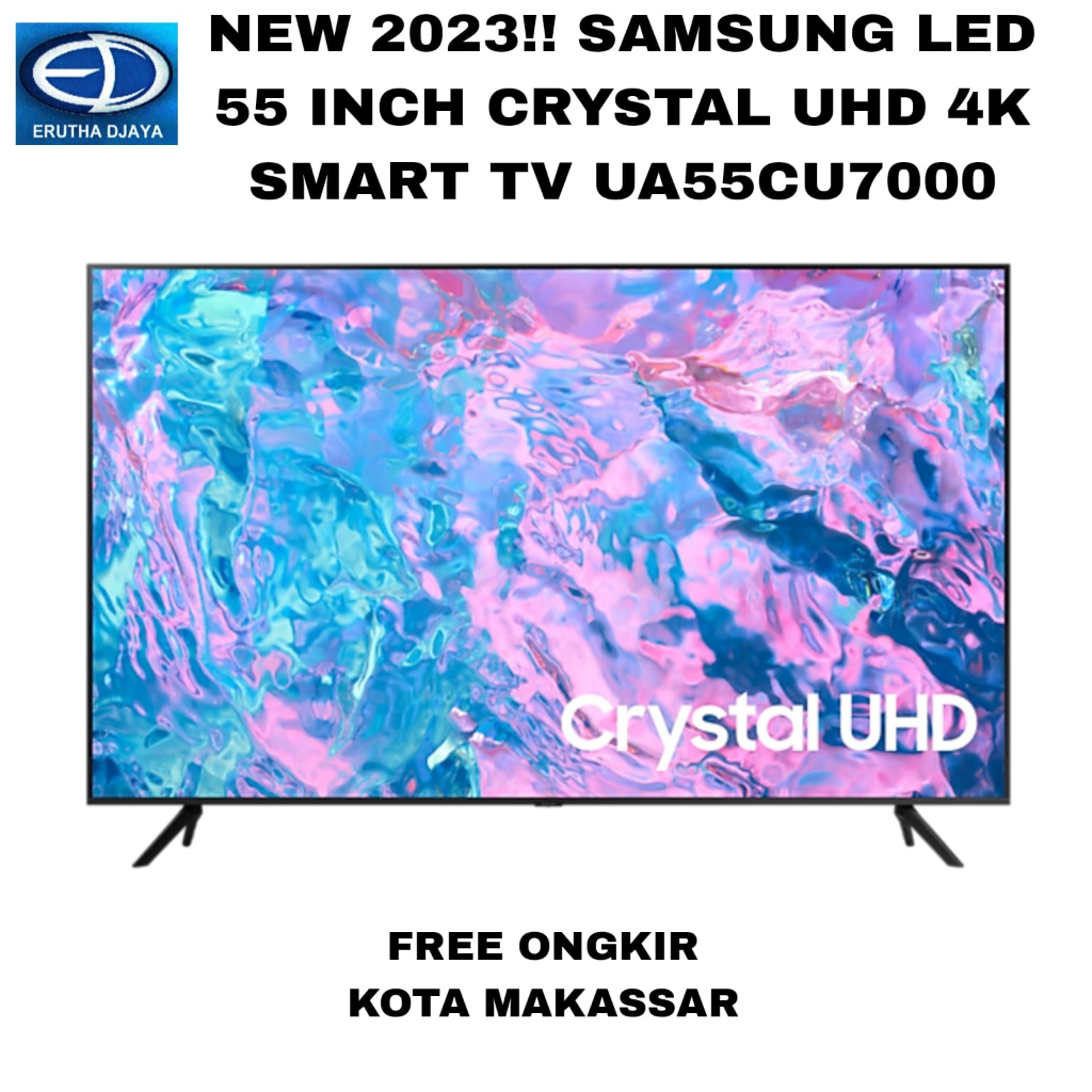 Jual SAMSUNG LED 55 Inch Crystal UHD 4K Smart TV 55CU7000 | Shopee ...