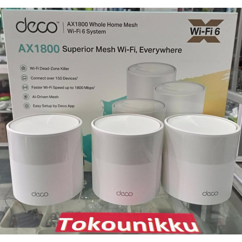 Jual TP-LINK DECO X20 3 PACK AX1800 Whole Home Mesh Wi-Fi 6 System ...