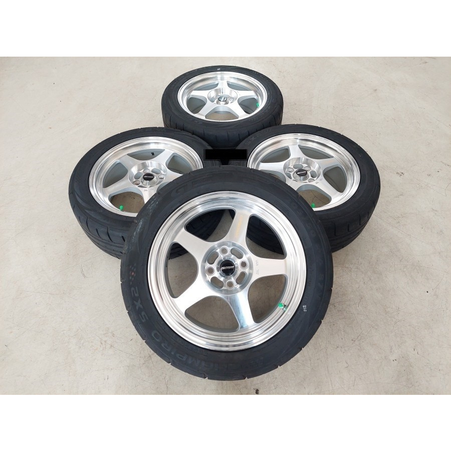 Jual VELG MOBIL BEKAS SPOON R16 LEBAR 7 PCD 4X100 BAN 205 50 R16 SX2 ...