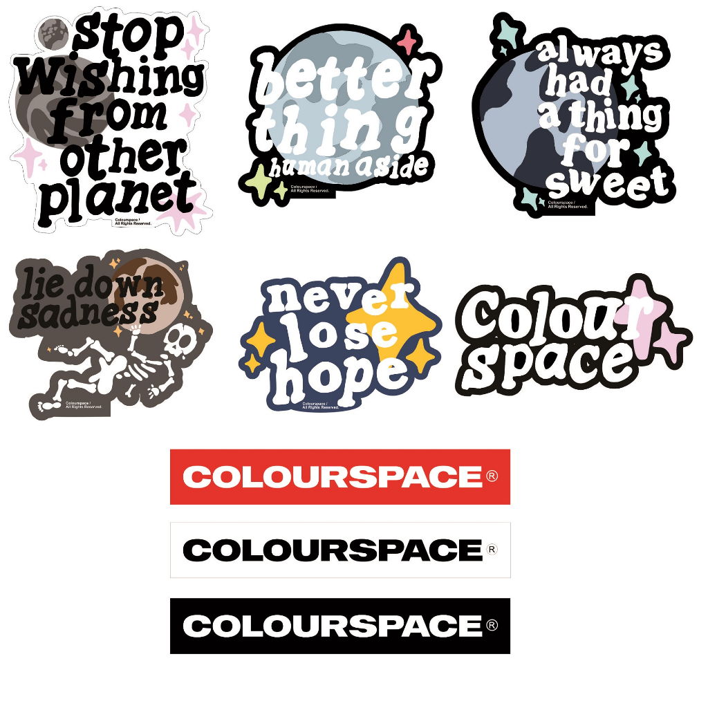 Jual Colourspace Accessories Sticker Pack ACC 003 All | Shopee Indonesia