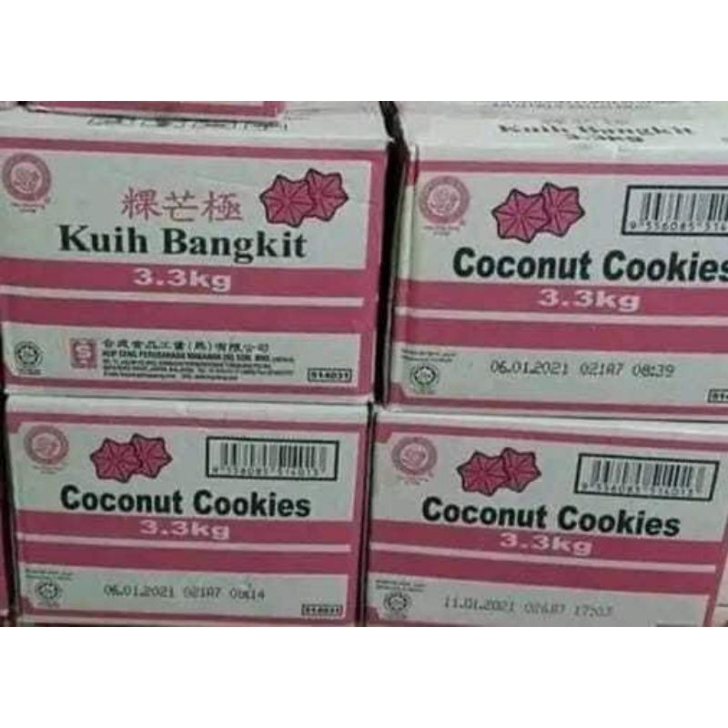 Jual Kue Bangkit Kelapa Malaysia 3.3 Kg Kuih Bangkit Coconut Cookies ...