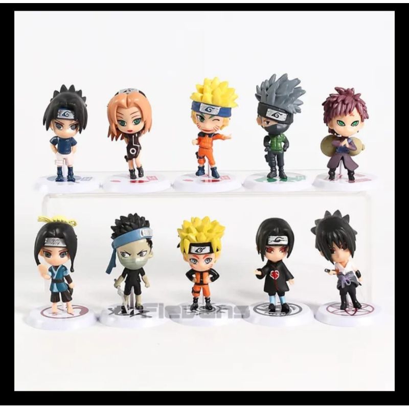 Jual figure set naruto chibi hiasan topper cake kue | Shopee Indonesia