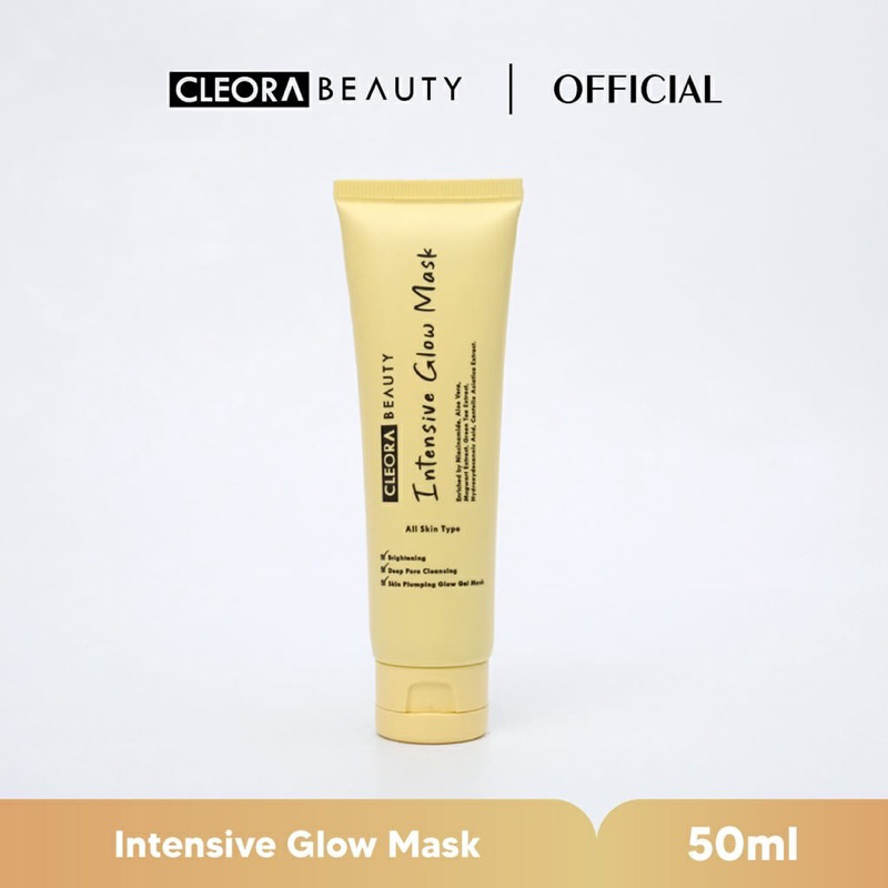 Jual CLEORA BEAUTY INTENSIVE GLOW MASK 50 ML [SERBU BEAUTY] | Shopee ...