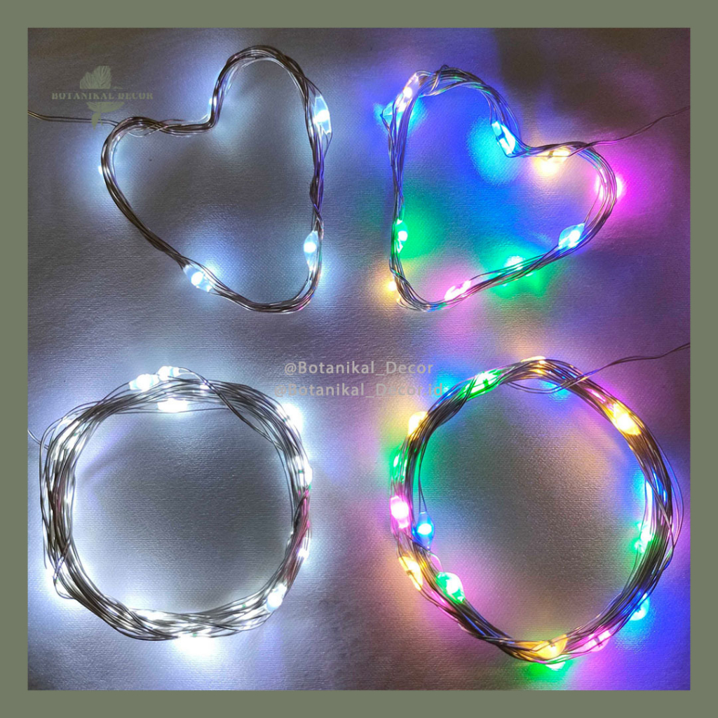 Jual (Free Battery) 1m 2m Lampu LED Lighting Lampu Hias Mini Dekorasi ...