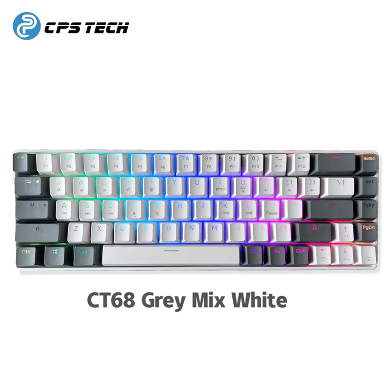 Jual CPSTECH T8 Shimmer keyboard mechanical 68 tombol mekanik Type-C ...