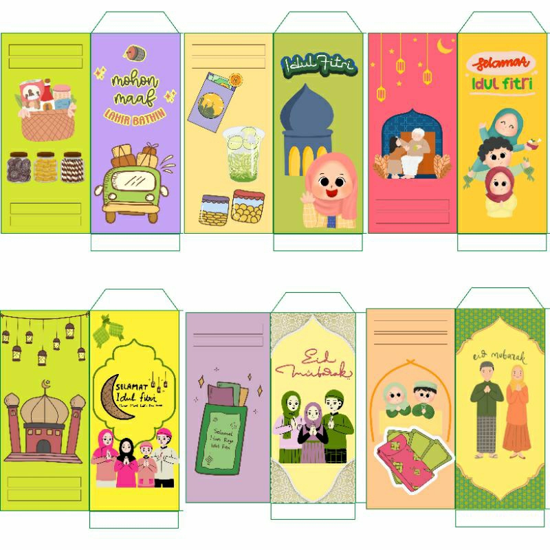 Jual Amplop Lebaran Panjang Jumbo Amplop Kraft Hari Raya | Shopee Indonesia