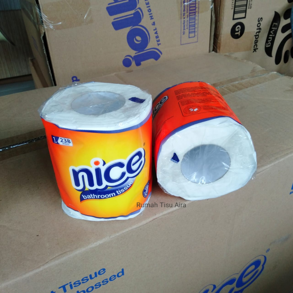 Jual Nice Gulung roll core bathroom tissue tisu toilet 238 sheets ...