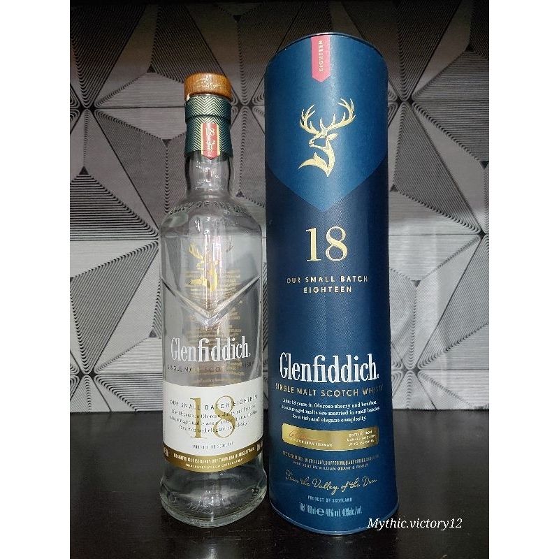 Jual Botol bekas miras Glenfiddich 18 750ml + Box | Shopee Indonesia