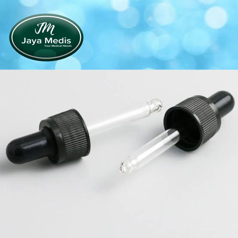 Jual TUTUP BOTOL KACA PIPET NON SEGEL HITAM - TUTUP BOTOL SERUM ...