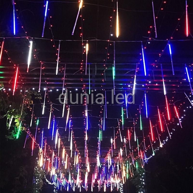 Jual Lampu Meteor Led isi 10 Batang 50CM Jatuh Rain SnowTaman Hias ...