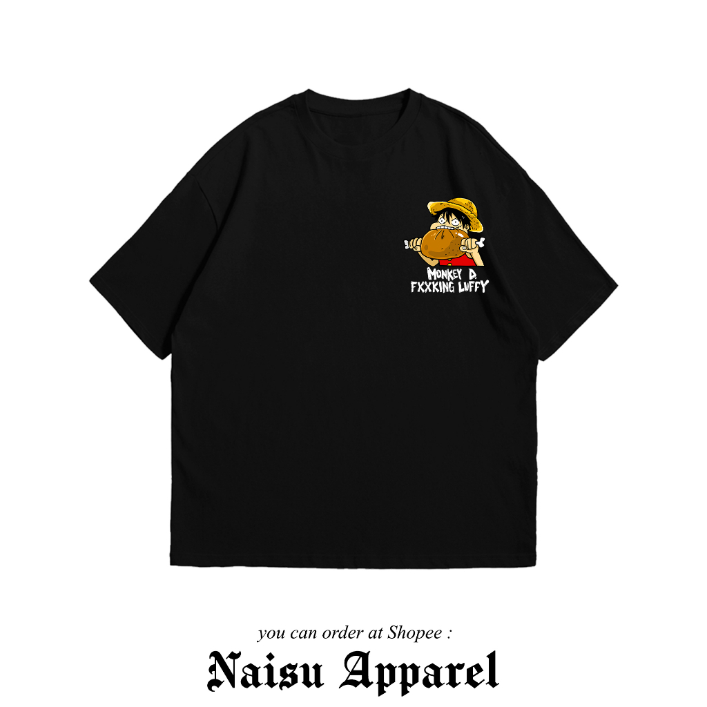 Jual LUFFY EAT MEAT OVERSIZED TSHIRT | Shopee Indonesia