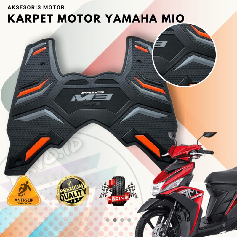 Jual Karpet Motor Mio M3 / Karpet Mio M3 / Alas Kaki Mio M3 / Pijakan ...