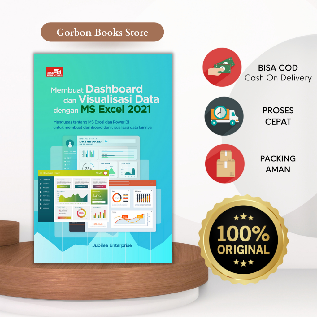 Jual Buku Membuat Dashboard dan Visualisasi Data dengan MS Excel 2021 ...