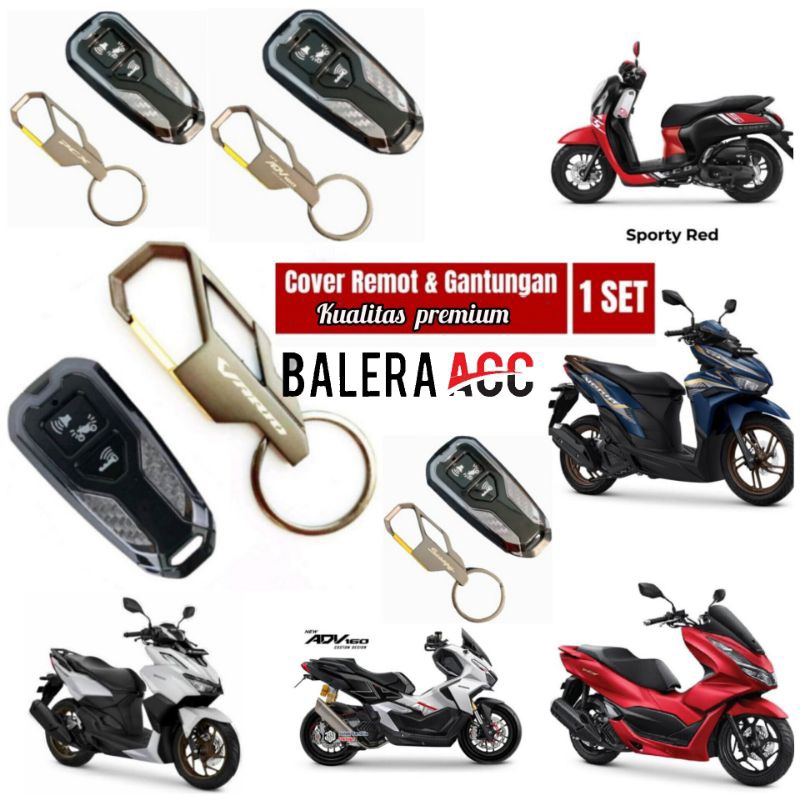 Jual Paket Gantungan Kunci + Cover Remot Original AHM PCX 160 ADV 160 ...