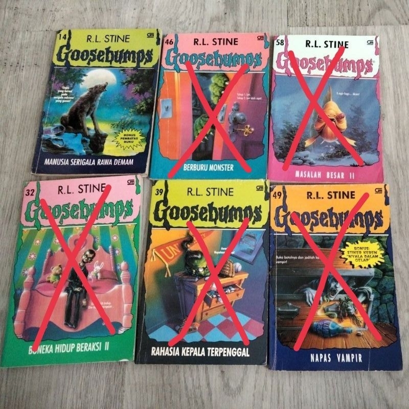 Jual Novel Goosebumps RL Stine | Shopee Indonesia