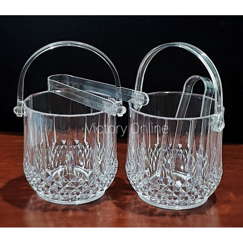 Jual Wadah Es Batu Akrilik, Acrylic Ice Bucket, Keranjang Ember ...