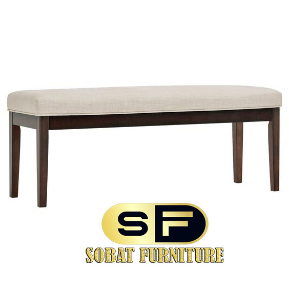 Jual Bench Minimalis - Bangku Kursi Makan Model Modern bahan Kayu Jati ...