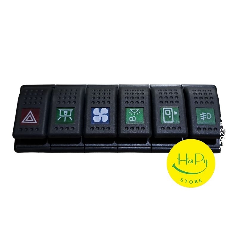 Jual Saklar Dashboard Bus / Saklar Panel Bus isi 6 | Shopee Indonesia