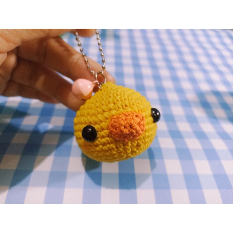 Jual Gantungan kunci bebek | Amigurumi Duck | Gantungan kunci rajut ...