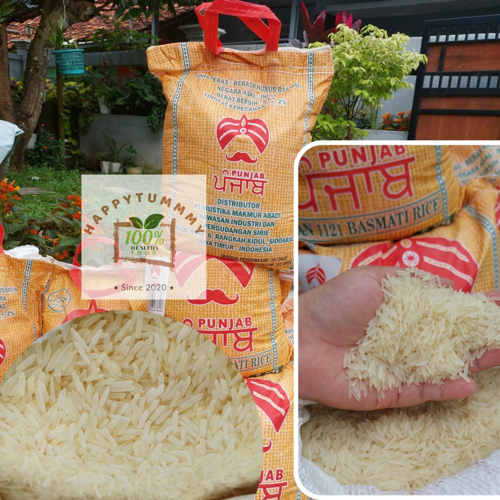 Jual HPT - Beras Basmati Punjab Basmati Rice 500 Gr | Shopee Indonesia