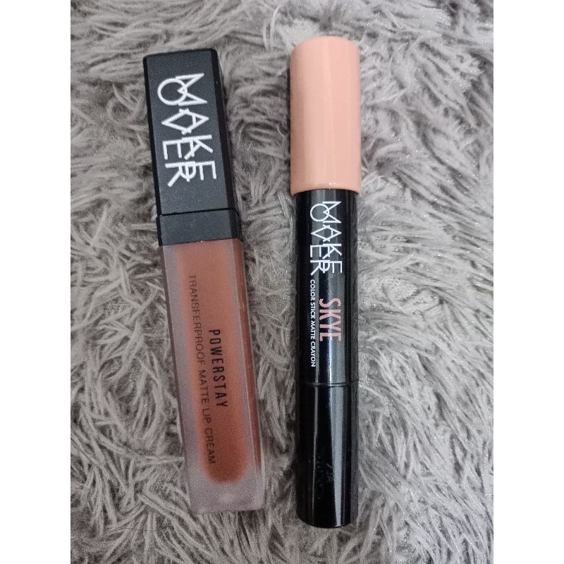Jual PRE LOVED MAKEOVER POWERSTAY TRANSFERPROFF MATTE LIP CREAM COLOUR ...