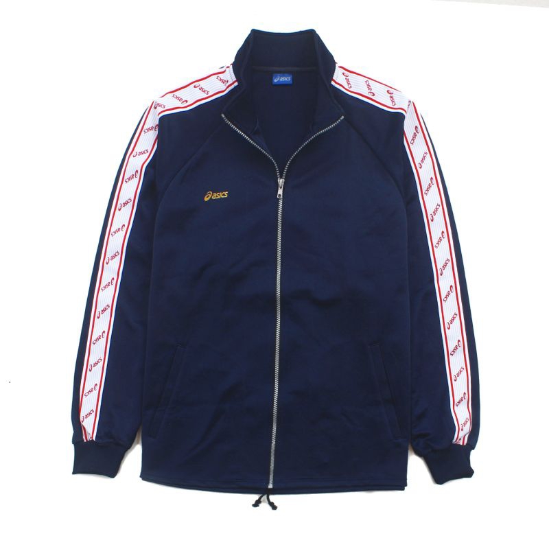 Jual Asics Vintage track jacket navy | Shopee Indonesia