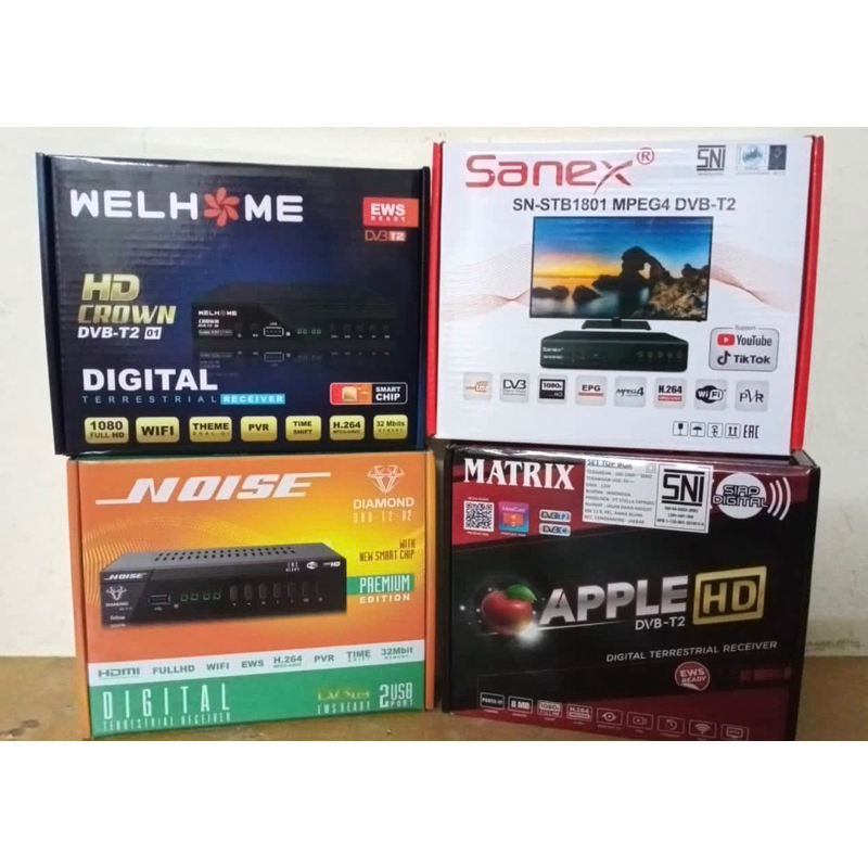 Jual Set Top Box STB TV penerima siaran digital MATRIX WELLHOME TANAKA ...
