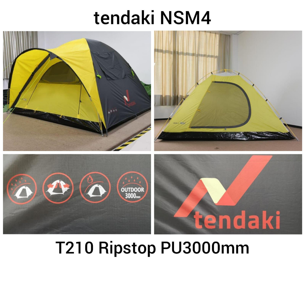 Jual Tenda Camping Tendaki Borneo 4 Nsm 4 Java 4 Light Arundaya 4+ Air Java 4 Pro Kapasitas 4 5 ...